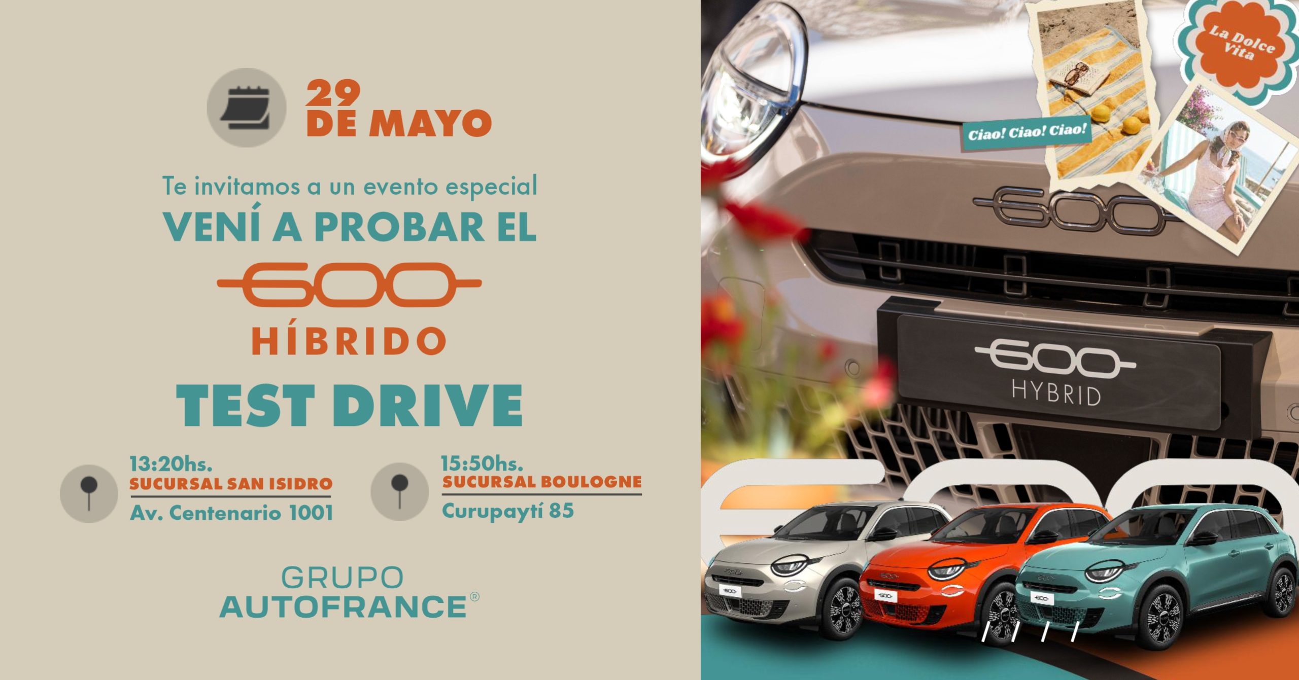 AUTOFRANCE -FIAT 600 HYBRID EXPERIENCE